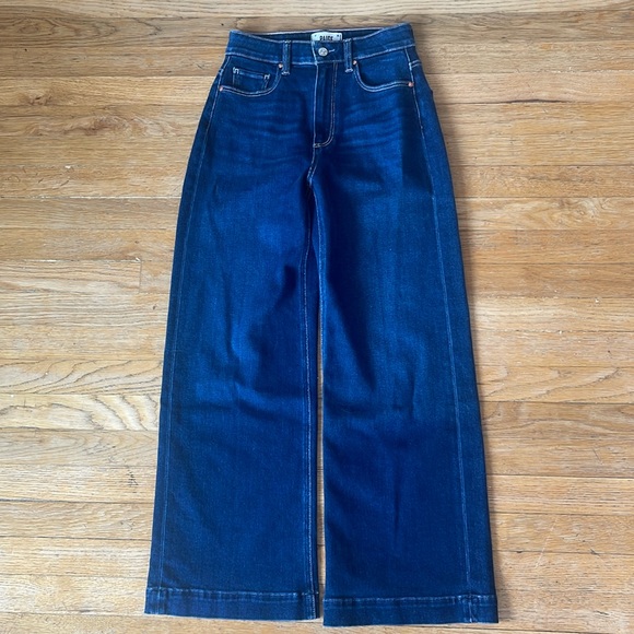PAIGE | Jeans | Paige Wide Leg Dark Denim Soft And Draping Fabric ...